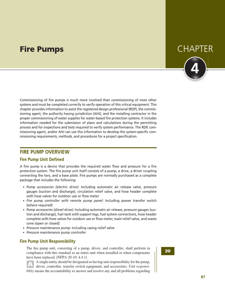 Installation & Testing of Fire Pump | PDF | Home & Garden | Computers
