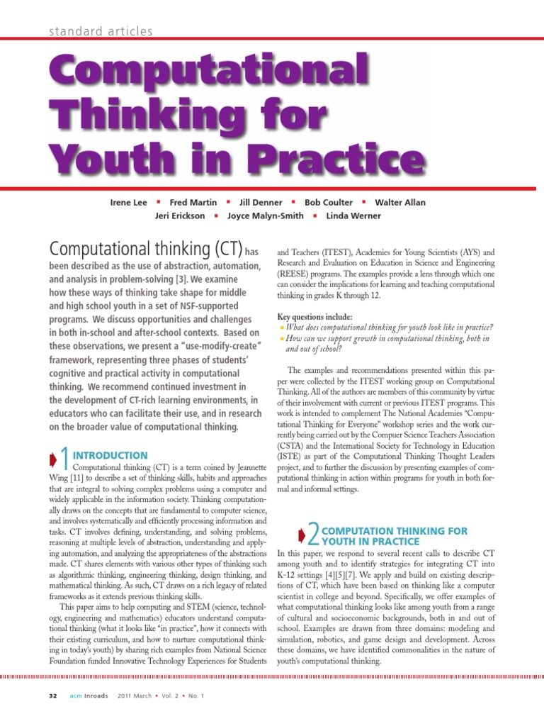 Handout 3 - Use Modify Create in Computing | PDF | Thought | Computer ...