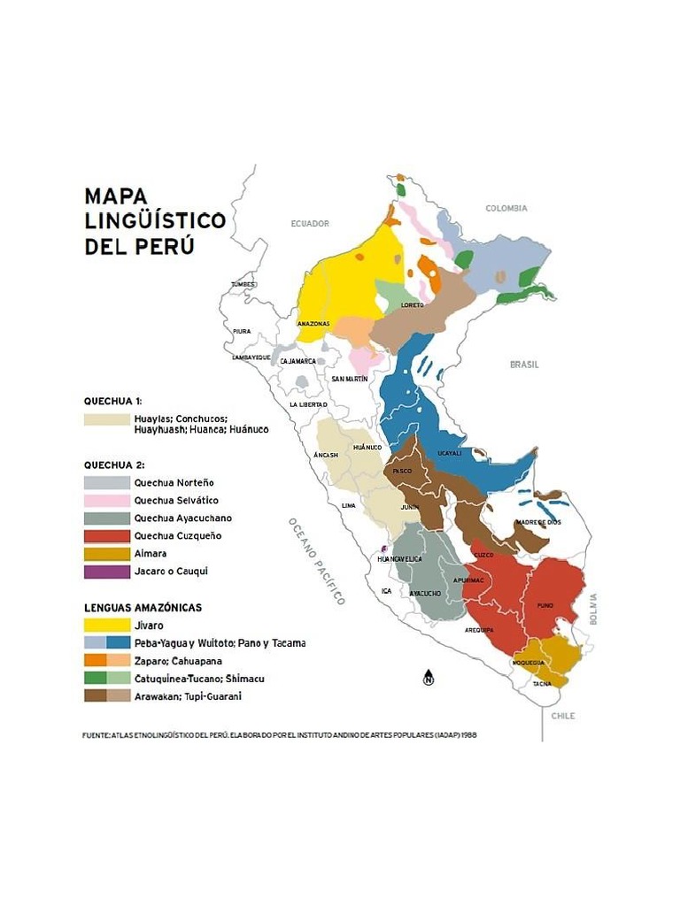 Mapa Linguistico Del Peru | PDF