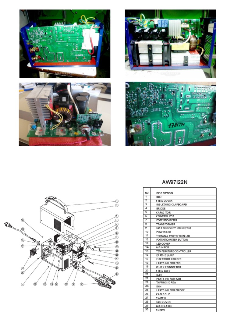 AW97I22N Electrical Diagram Components | PDF | Electrical Connector | Components