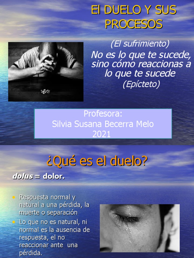 Procesos y Etapas del Duelo Emocional | PDF | Dolor | Las emociones