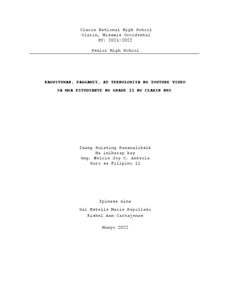 Filipino-Research | PDF