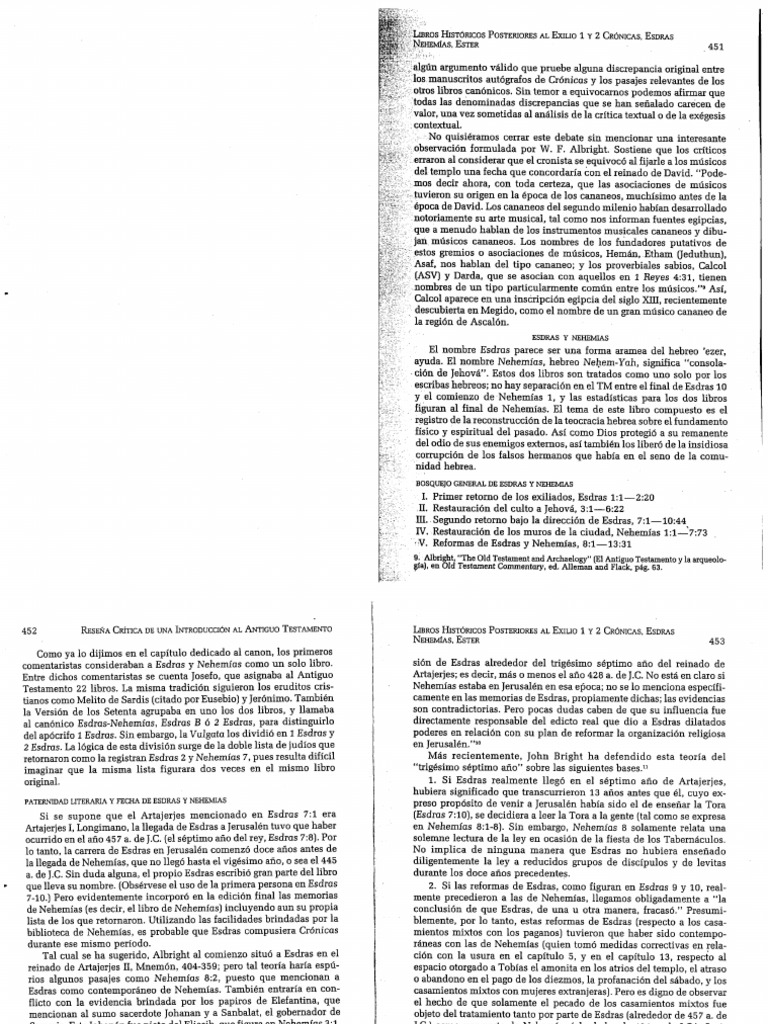 Esdras y Nehemías-Gleason Archer | PDF