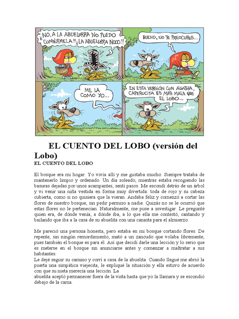 EL CUENTO DEL LOBO | PDF