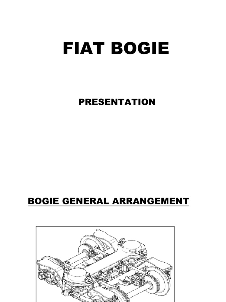 Fiat Bogie | PDF