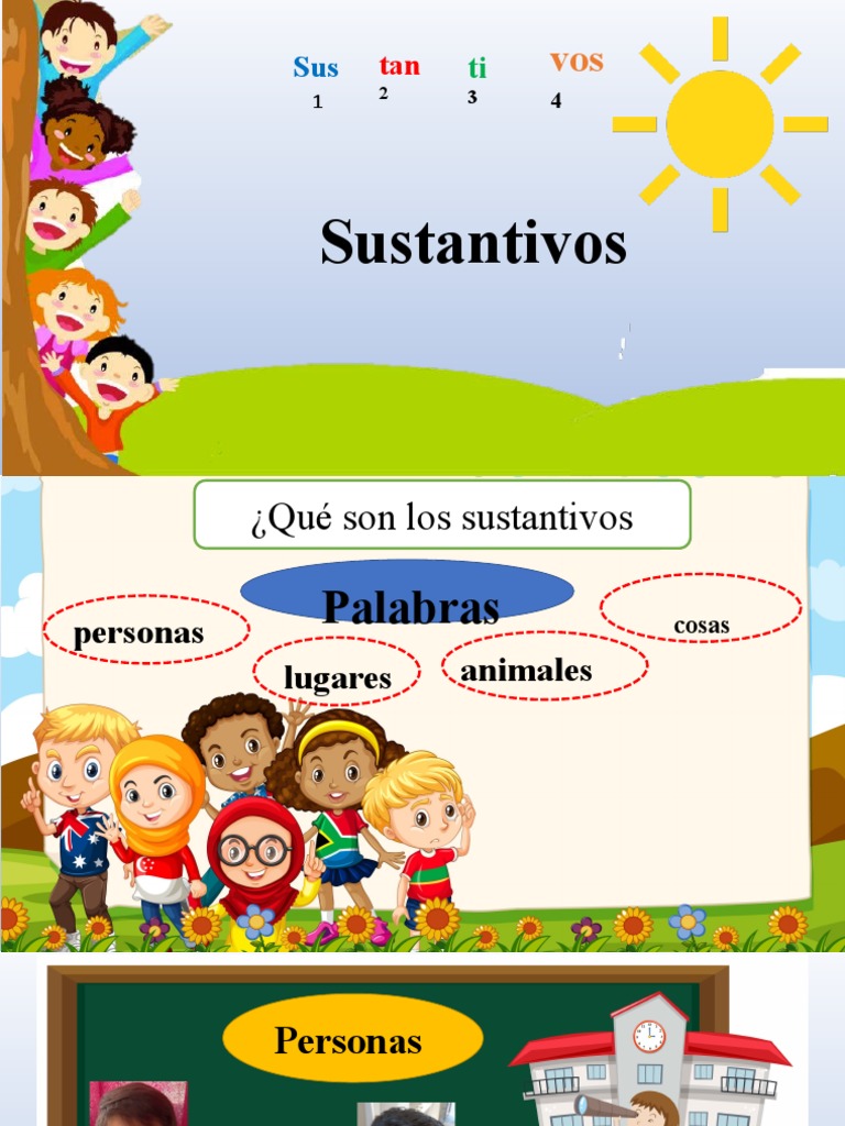 Clasificación de Sustantivos para Niños | PDF