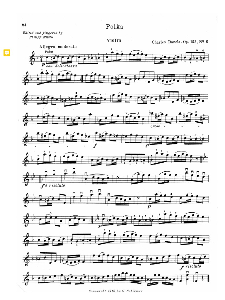 Dancla - Polka | PDF