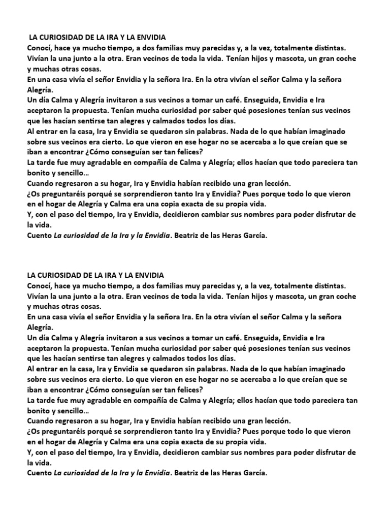 Fábula de La Cigarra y La Hormiga | PDF