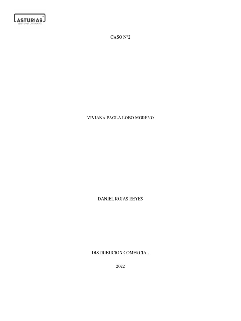 Caso N°2 | PDF | Marketing | Modelo de negocio