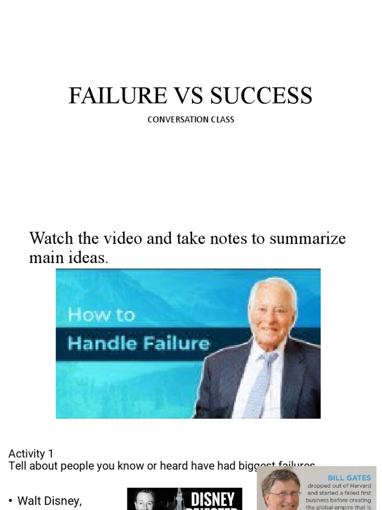 Conversation Failure VS Success | PDF | Self-Improvement