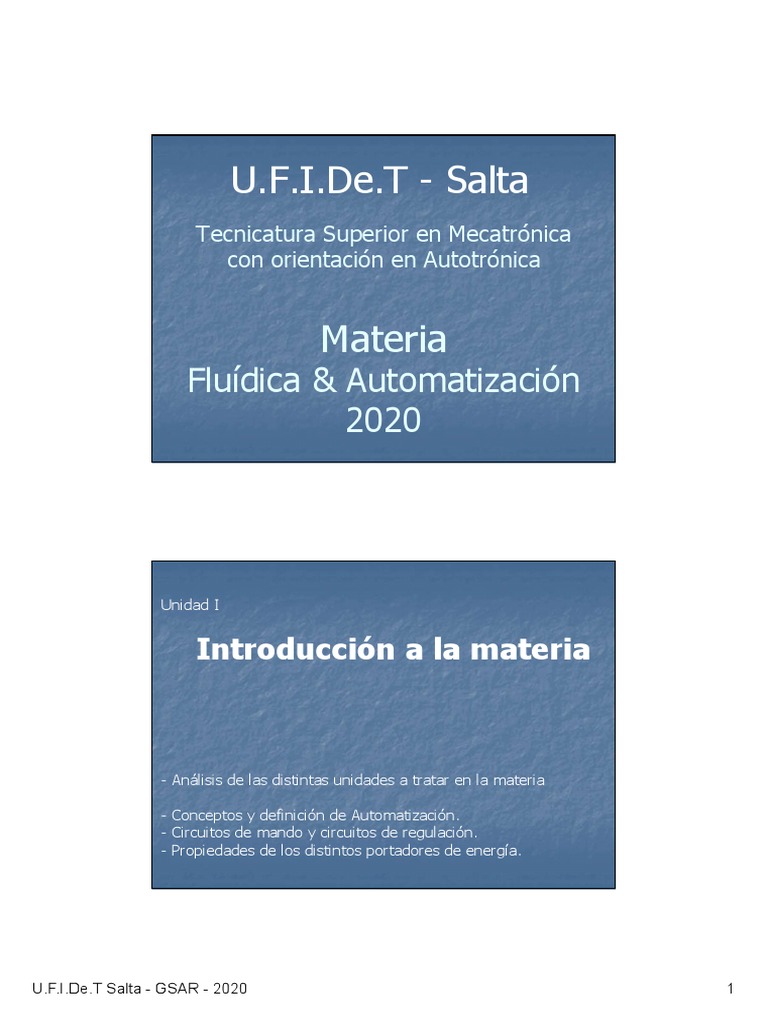 Fluidica y Auto | PDF | Scada | Sistema de control