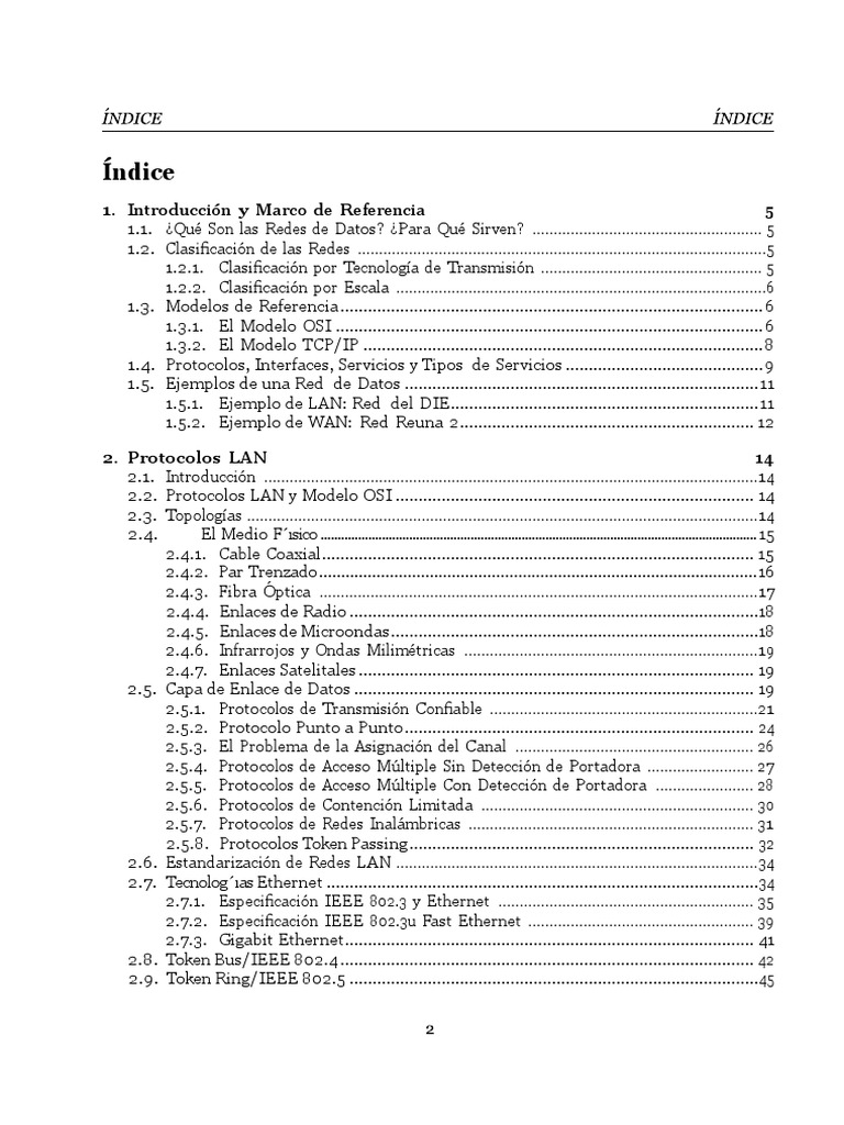 Redes de Datos: Protocolos y Modelos | PDF | Red de computadoras | Ethernet