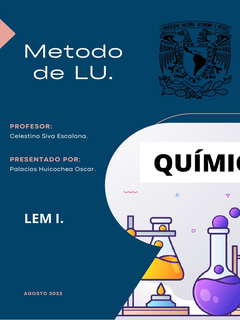 Metodo de LU. | PDF | Matriz (Matemáticas) | Matemáticas