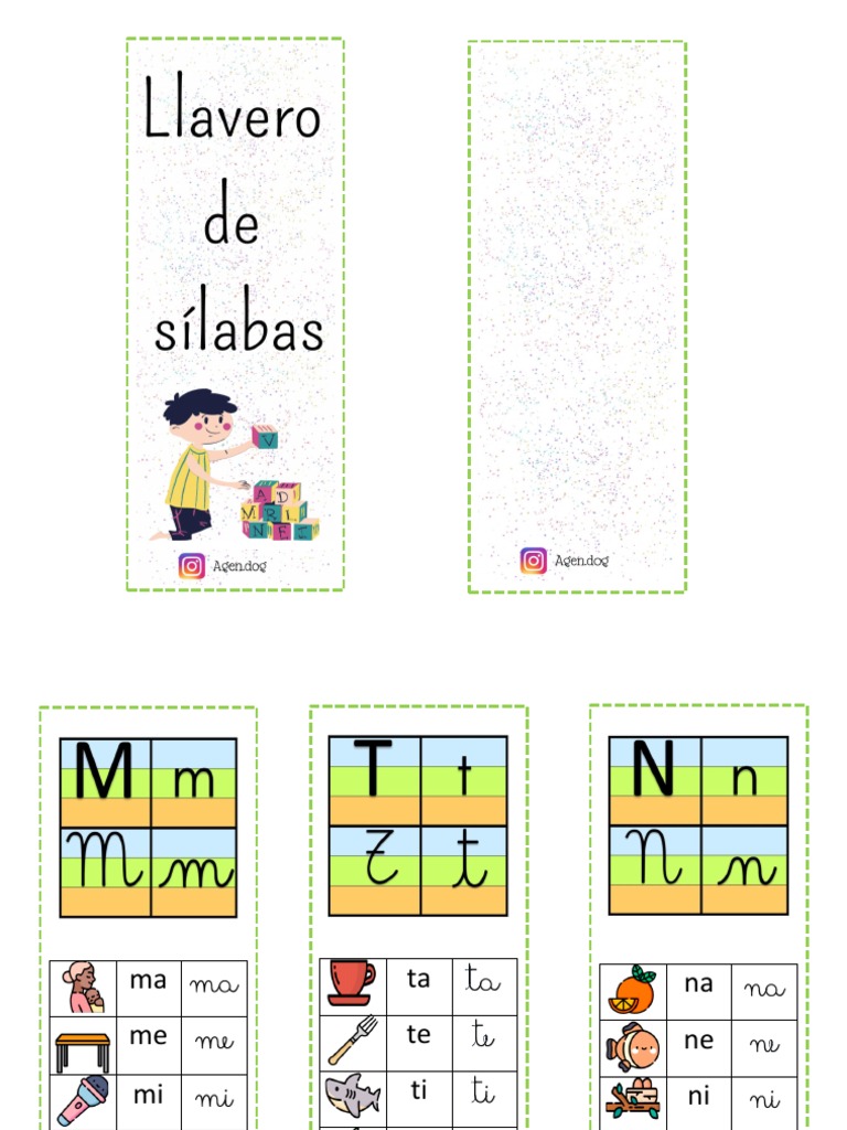 Llavero Silabas | PDF