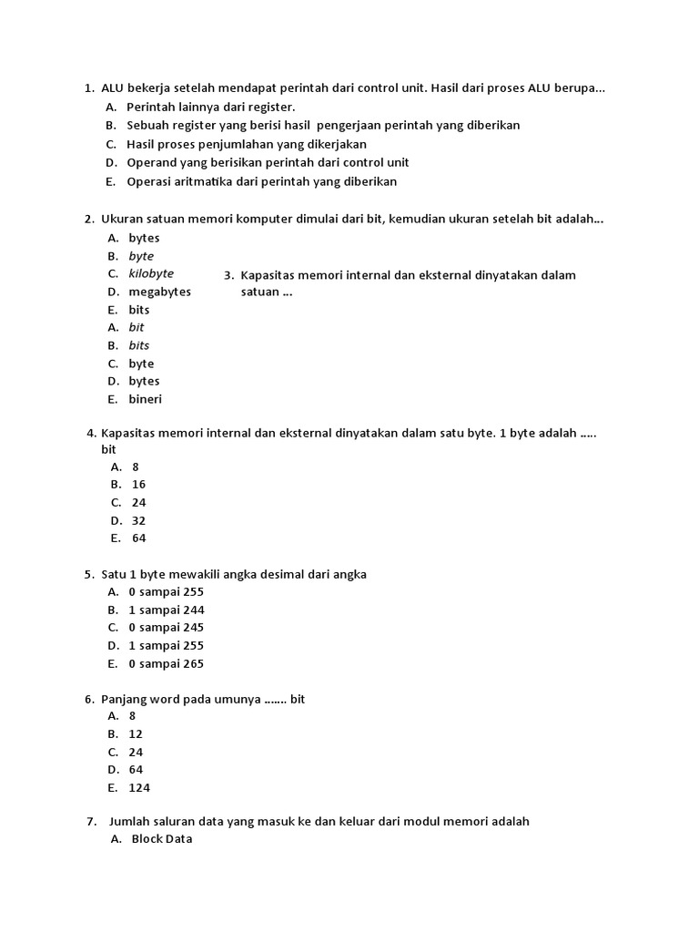 Soal Pas Des 2021 Mapel Siskom Dan Kunci Jawaban | PDF | Metode & Bahan Ajar | Komputer