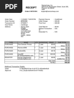 Receipt For Glasses | PDF | Receipt | Service Industries