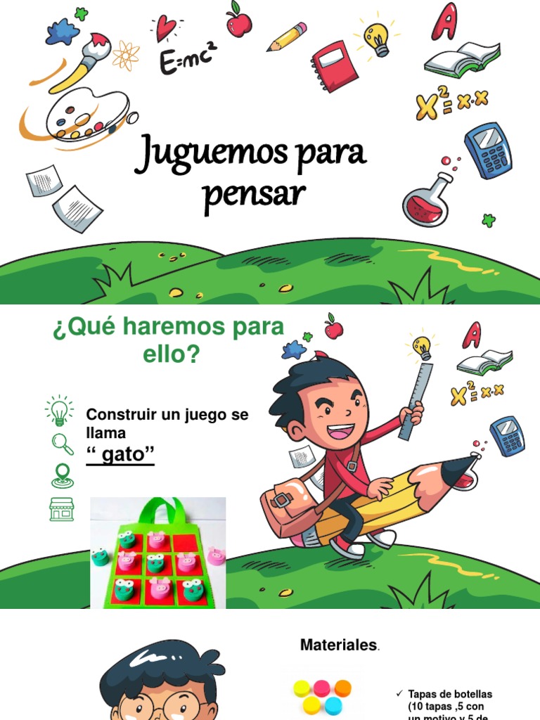 Cómo construir un sencillo juego de gato con materiales reciclados y ...