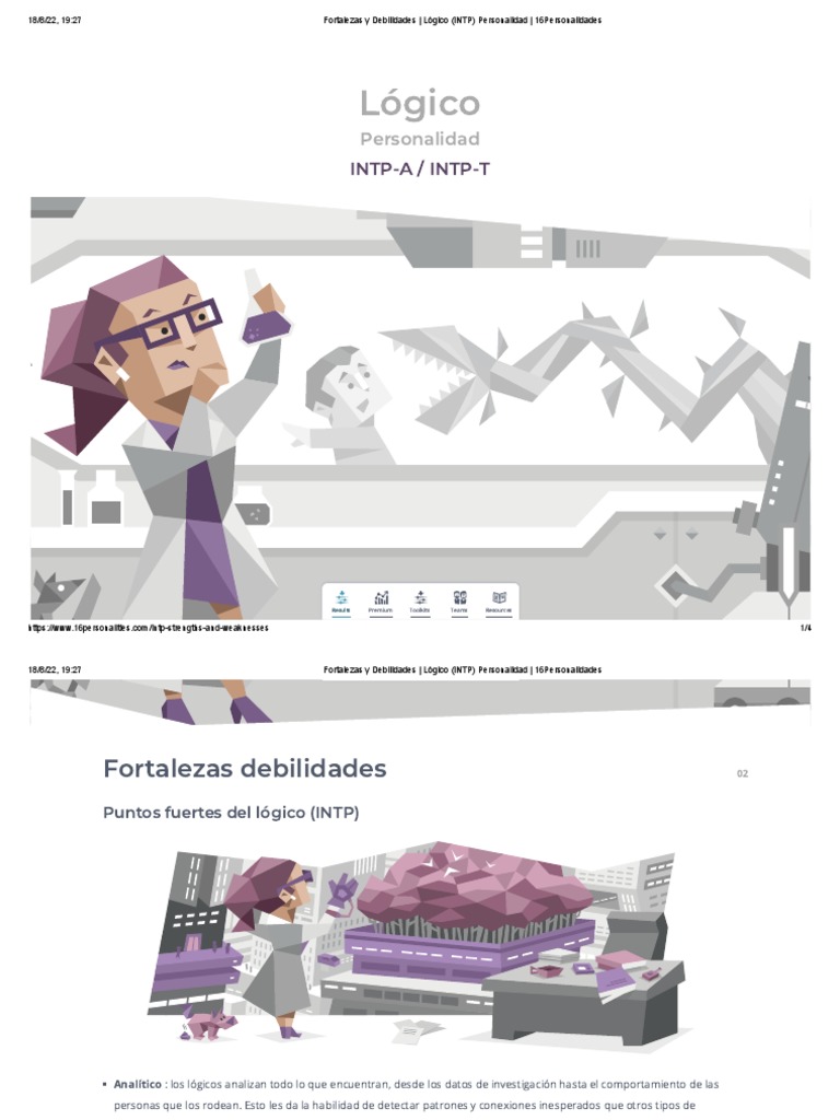 Fortalezas y Debilidades - Lógico (INTP) Personalidad ...