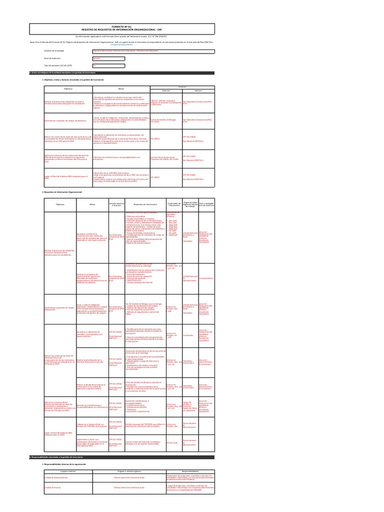 Oir | PDF | Presupuesto | Infraestructura