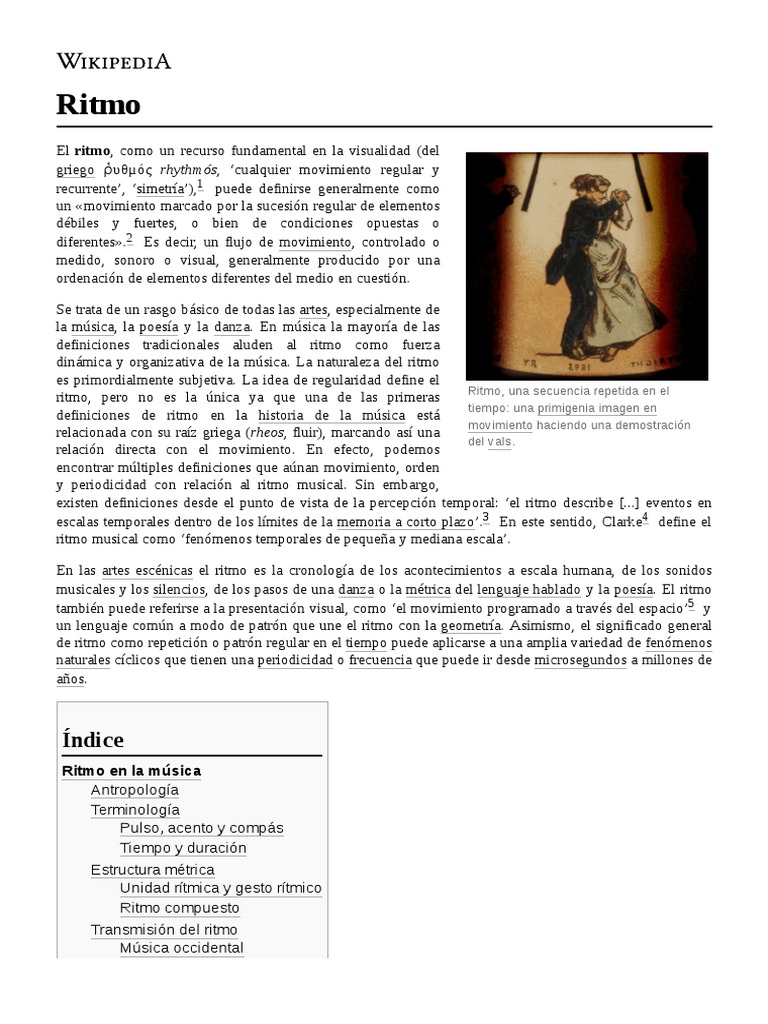 Ritmo | PDF | Ritmo | Tempo