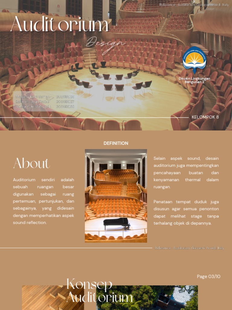 Auditorium - Kelompok 8 - DLB 2 | PDF