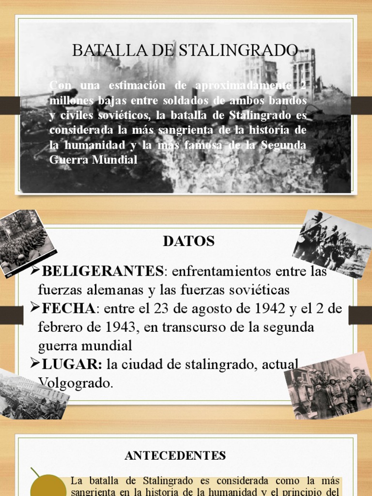 Presentación1.pptx BATALLA STALINGRADO | PDF | Batalla de Stalingrado ...