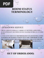 Status Codes Used in Housekeeping | PDF