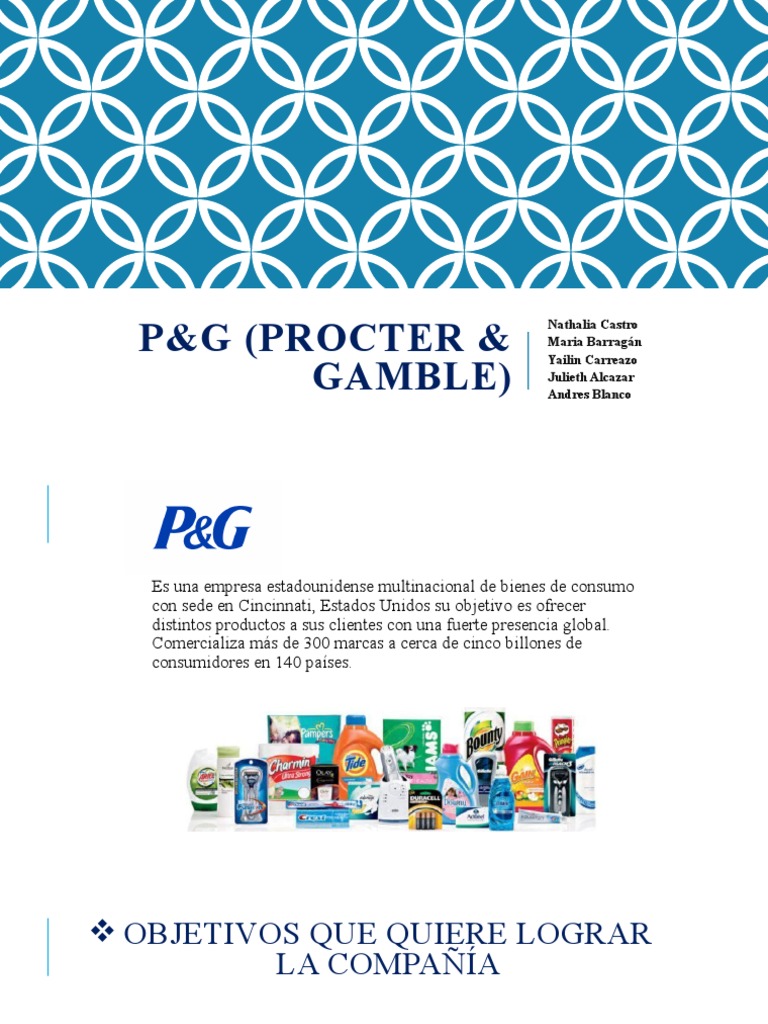 P&G (Procter & Gamble) | PDF | Procter & Gamble | Economias