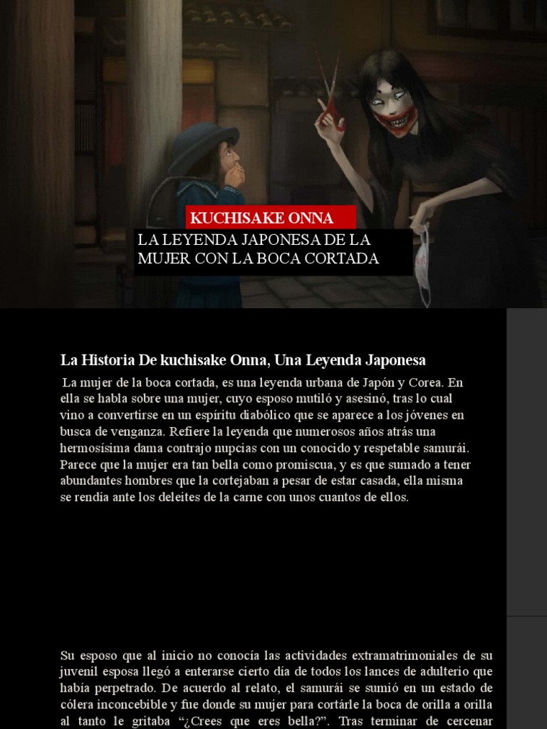 Kuchisake Onna (Exposición) | PDF | Religión y espiritualidad