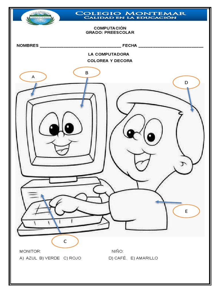Examen Diagnostico Computacion Preescolar | PDF
