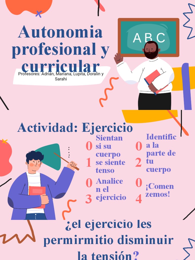 Autonomía Profesional y Curricular Docente | PDF | Maestros | Plan de ...