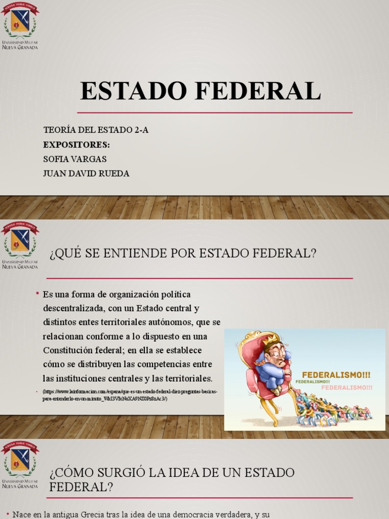 Características del Estado Federal | PDF | Federación | Federalismo