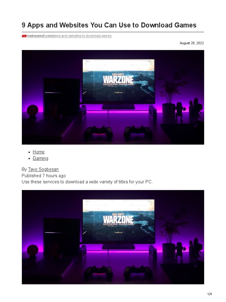 9 Apps and Websites You Can Use To Download Games | PDF | Blizzard ... 9 Apps and Websites You Can Use To Download Games | PDF | Blizzard ...
