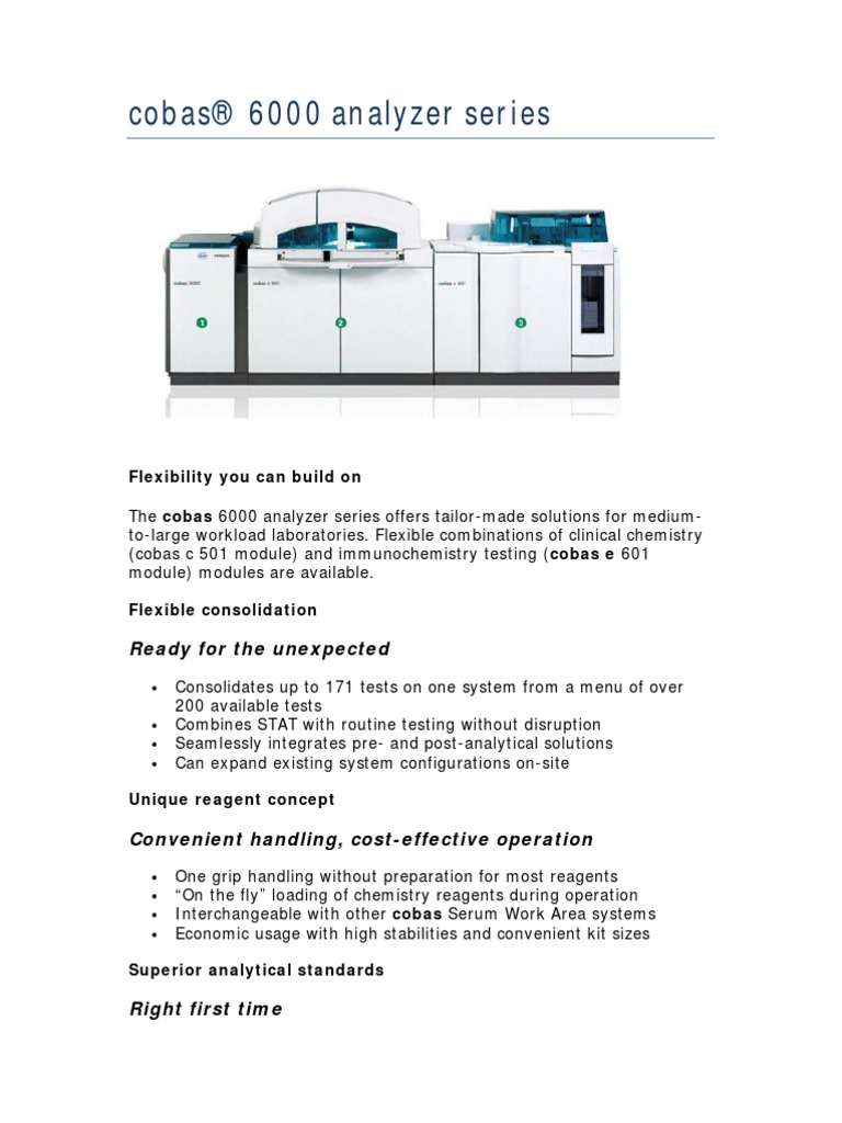 cobas 6000 | Modularity | Immunoassay
