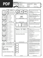 JJK D&D 5E Character Sheet Guide | PDF | Role Playing Games | Gaming