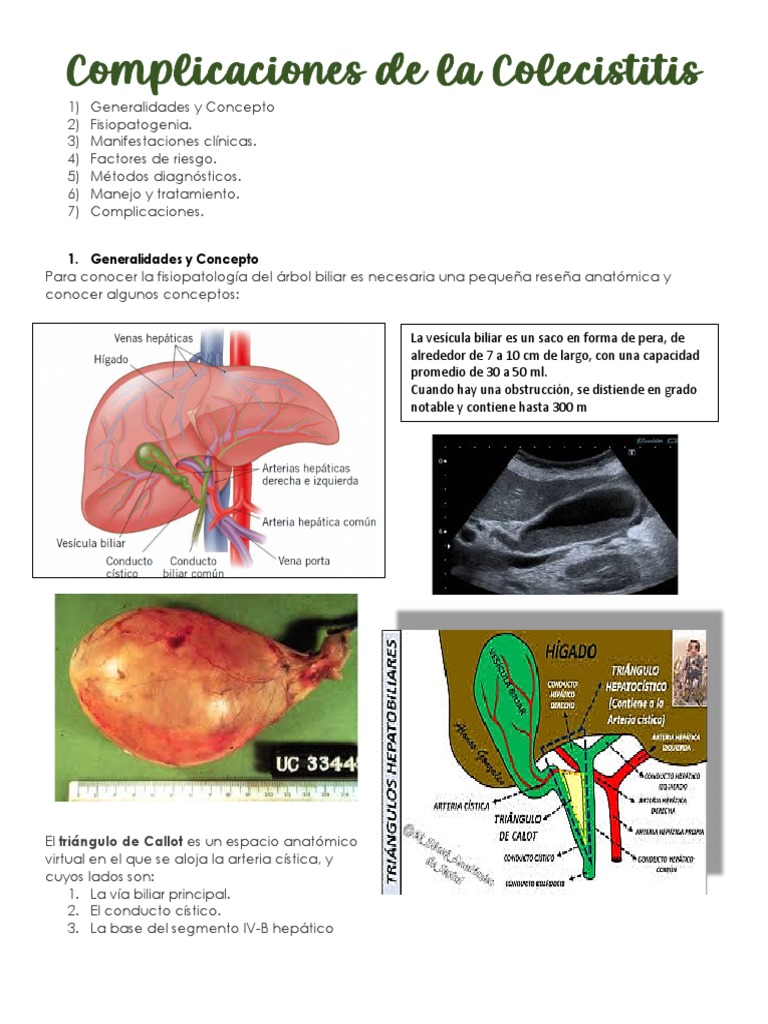 Colecistitis y Colelitiasis | PDF | Vesícula biliar | Especialidades ...