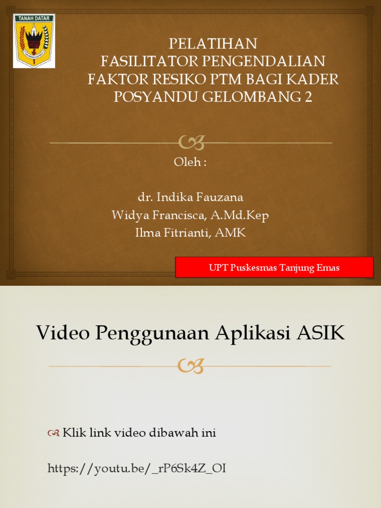PELATIHAN ASIK | PDF