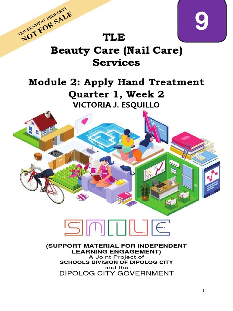 TLE Beauty Care (Nail Care) Services: Module 2: Apply Hand Treatment Quarter 1, Week 2 | PDF ...
