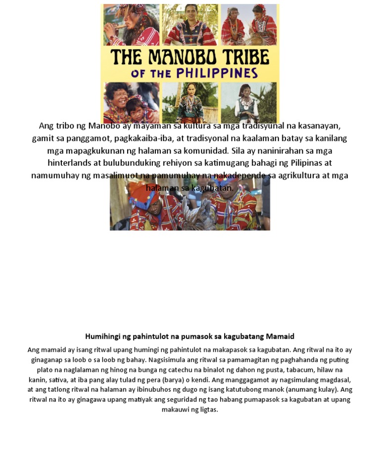 MANOBO | PDF