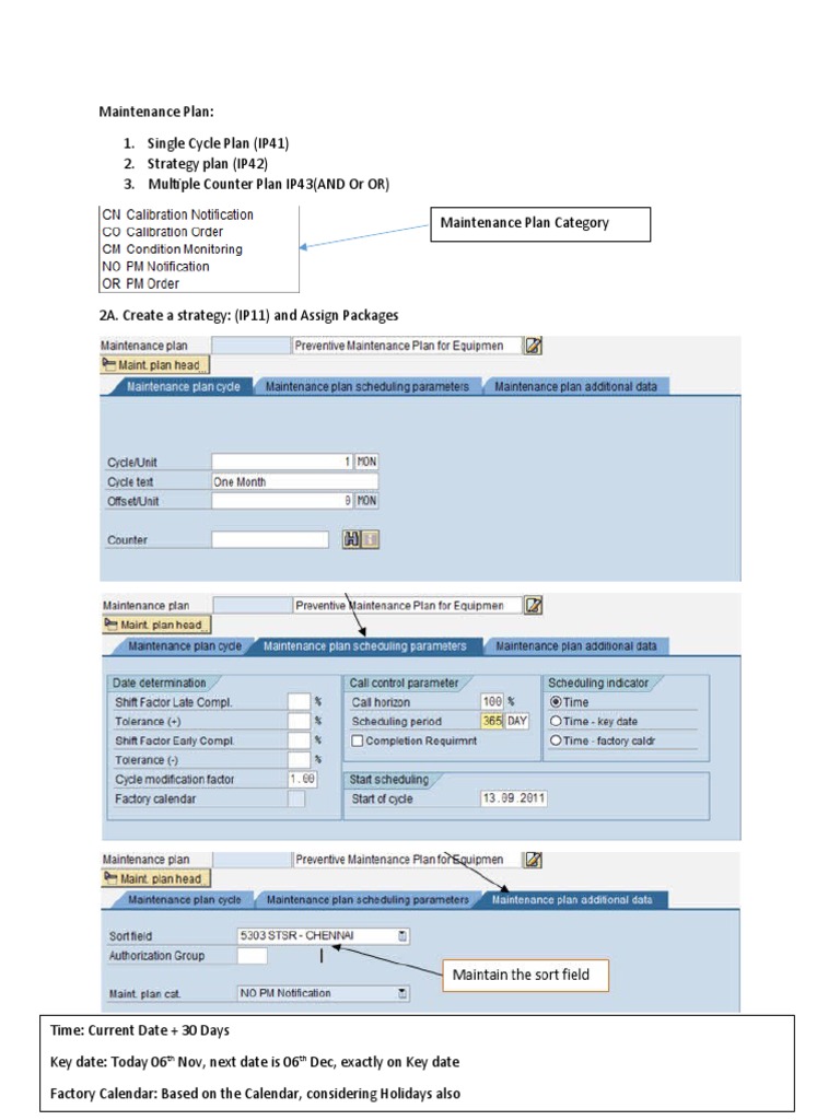 Maintenance Plan Pdf