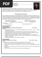 CV For BBA Freshers | PDF | Master Of Business Administration | Business