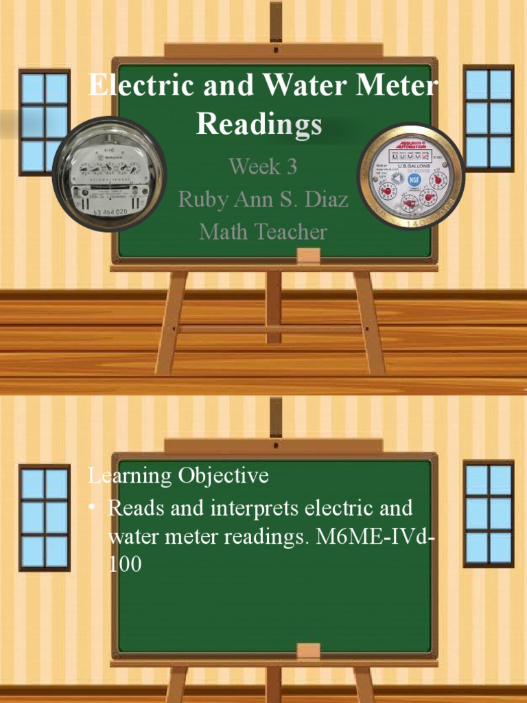 Electric and Water Meter Reading Guide | PDF | Power (Physics ...