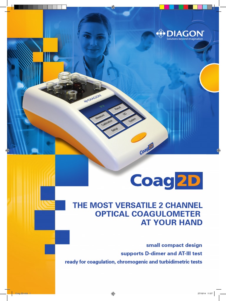 The Most Versatile 2 Channel Optical Coagulometer at Your Hand | PDF ...