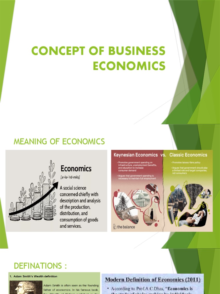 Concept of Business Economics | Descargar gratis PDF | Economics | Microeconomics