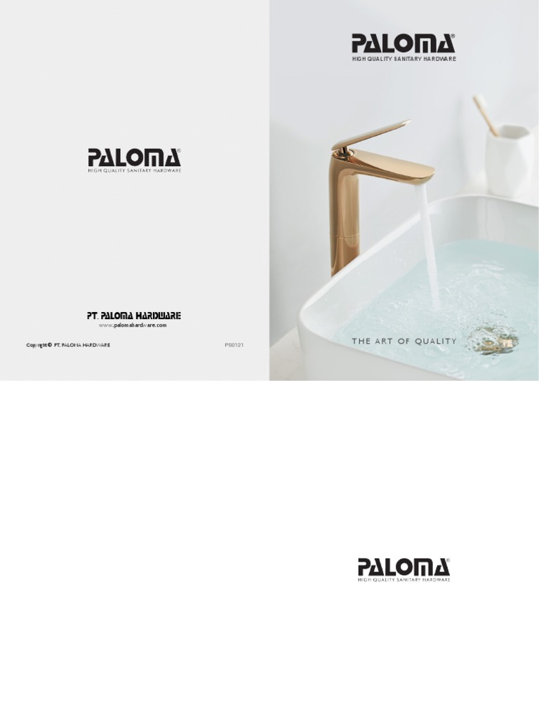 Catalog Paloma Sanitary - Callista Series (Everose Gold) 2021 | PDF ...