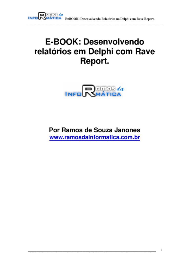 Rave Reports | PDF | Janela (informática) | Informática