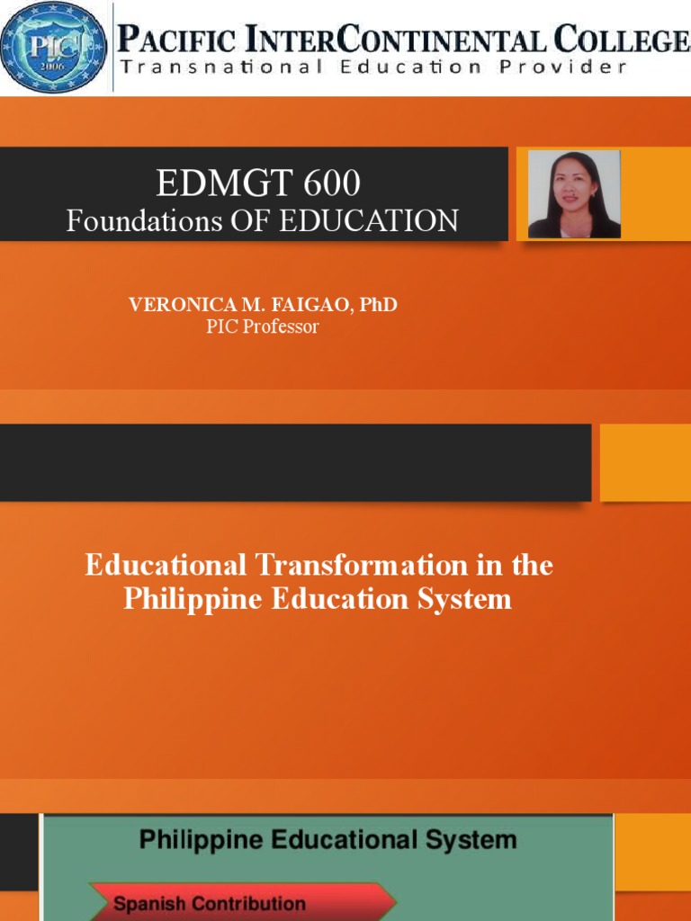 The Evolution Of The Philippine Education System Examining Reforms 3360