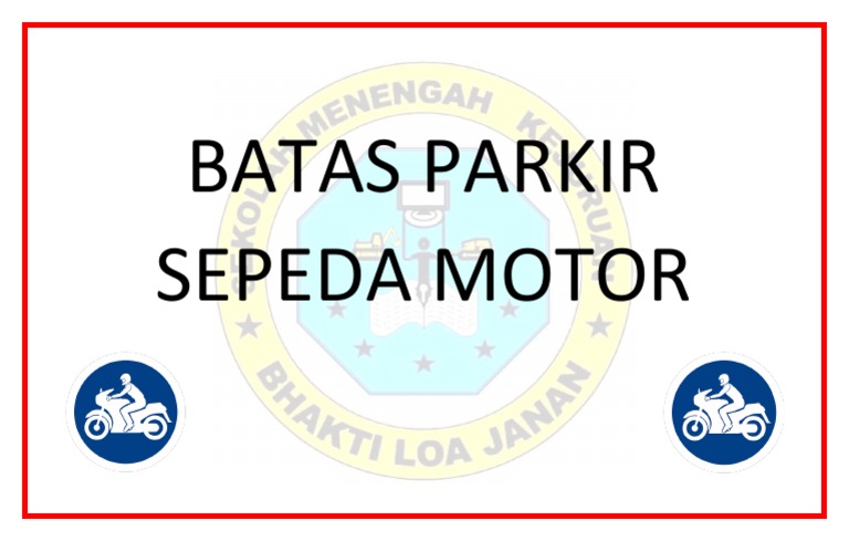 BATAS PARKIR SEPEDA MOTOR | PDF