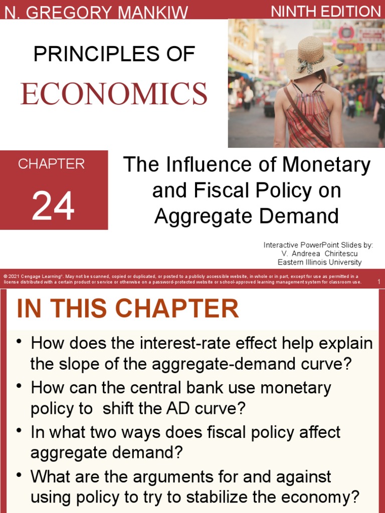 CH 24 The Influence of Monetary and Fiscal Policy On Aggregate Demand ...