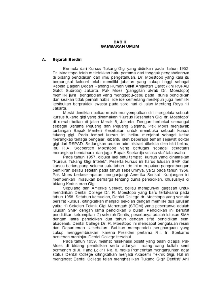 BAB II & III PEDOMAN ORGANISASI Atau KERJA | PDF